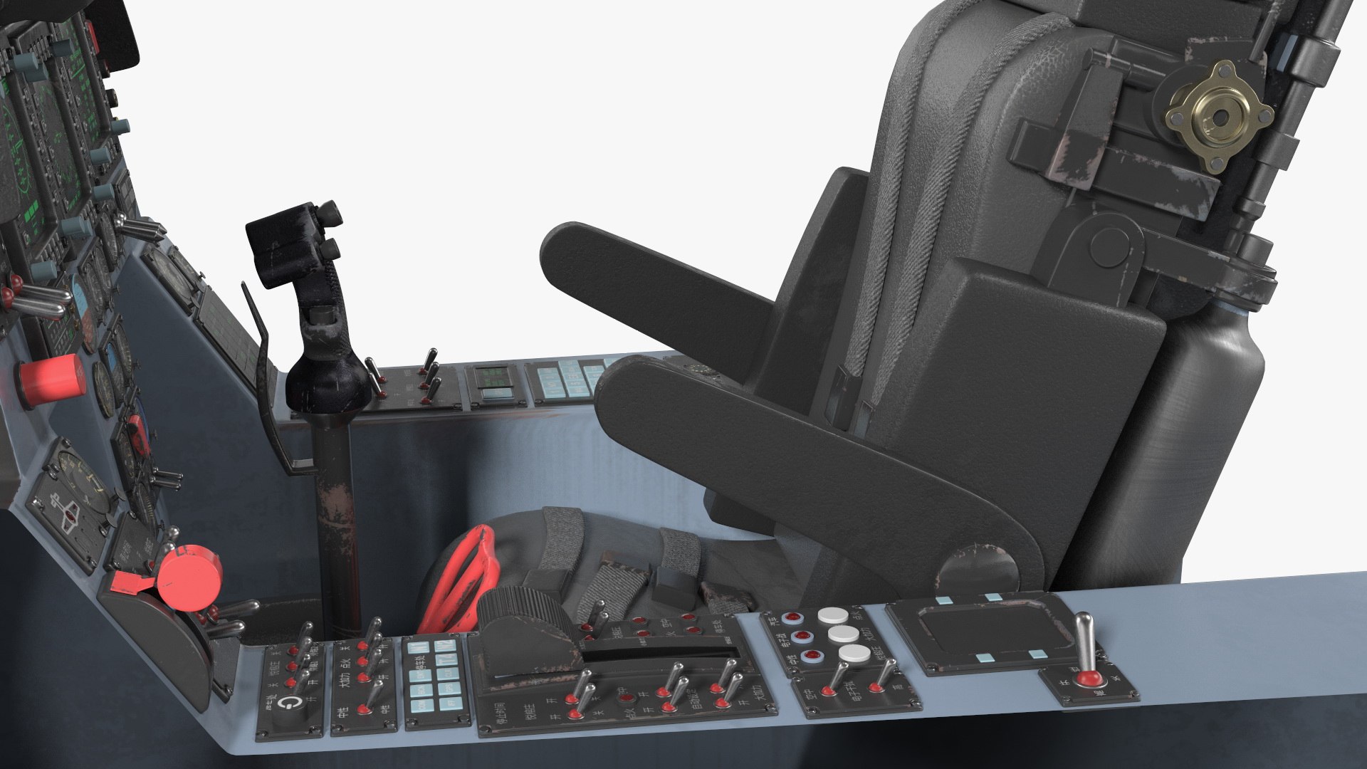 Chengdu J10 A Vigorous Dragon Cockpit 3D model - TurboSquid 1744190