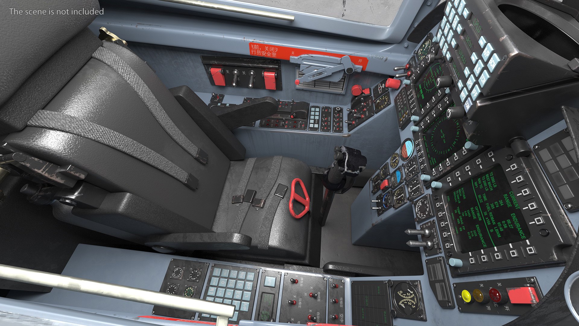 Chengdu J10 A Vigorous Dragon Cockpit 3D model - TurboSquid 1744190