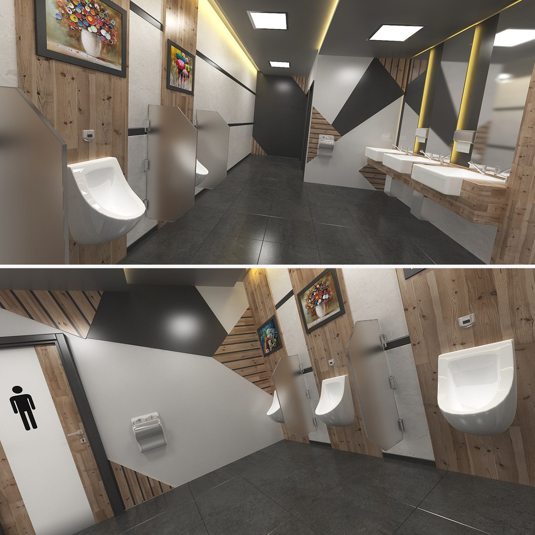 3D Locker Room Interior Design Model - TurboSquid 1348252