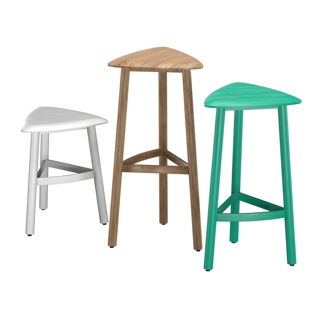 3D Model Hendrix Kitchen Stool - TurboSquid 1896964
