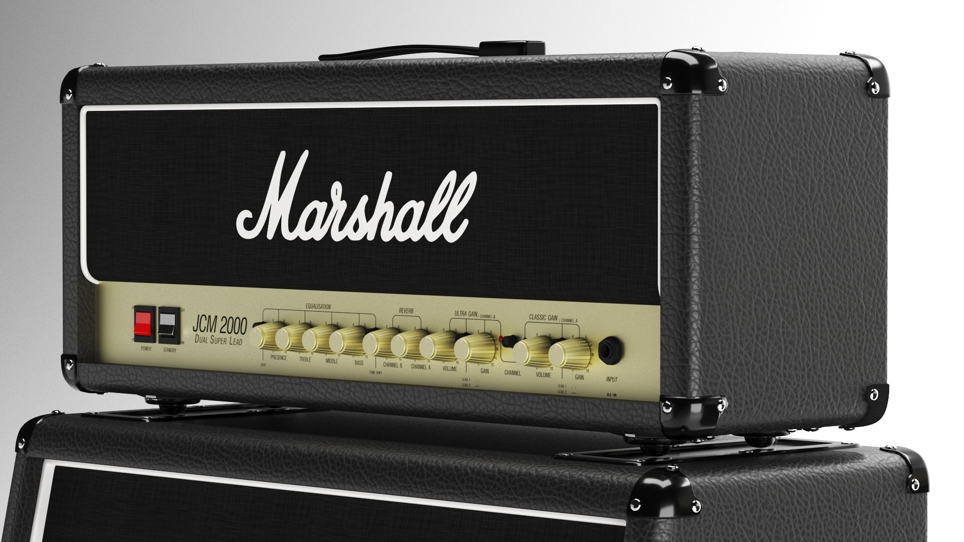Marshall JCM 2000 DSL 100 3D Model - TurboSquid 2072944