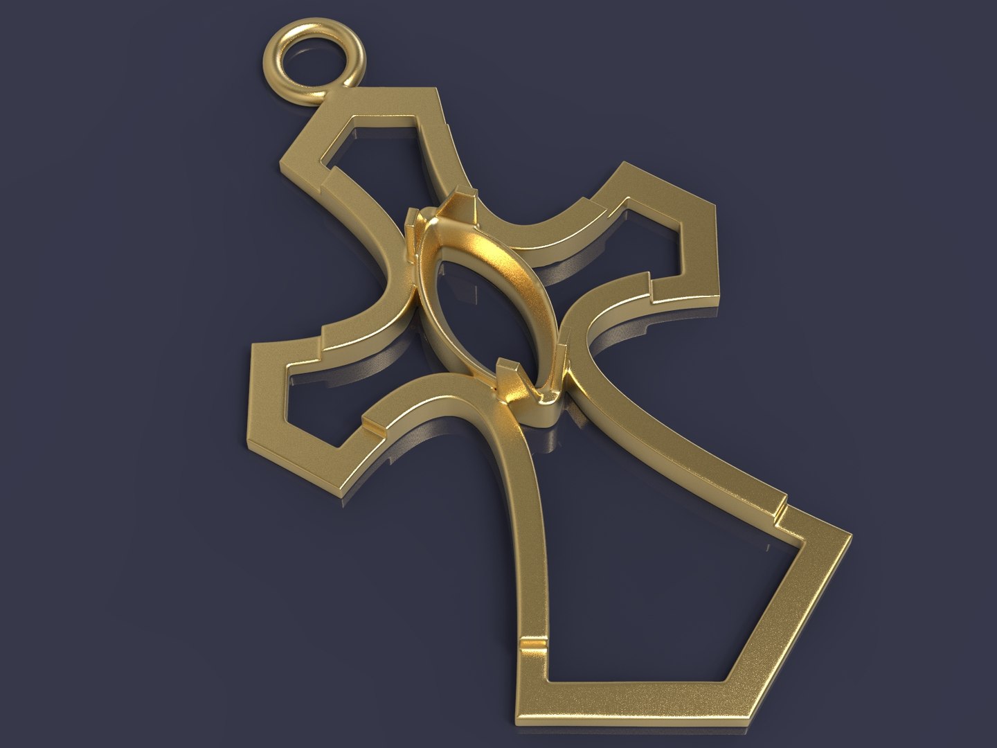 3D pendant cross print - TurboSquid 1512490