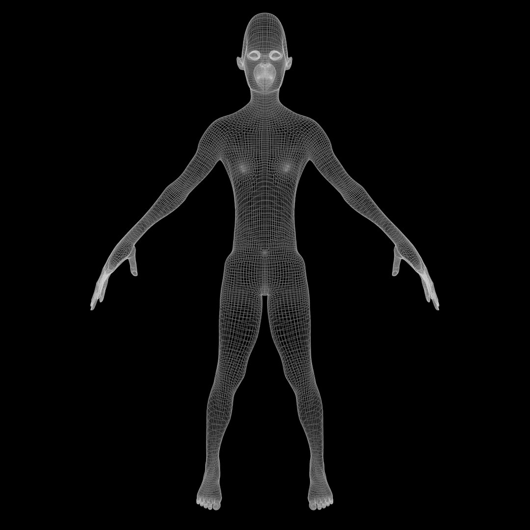 3d Rigged Alien Model