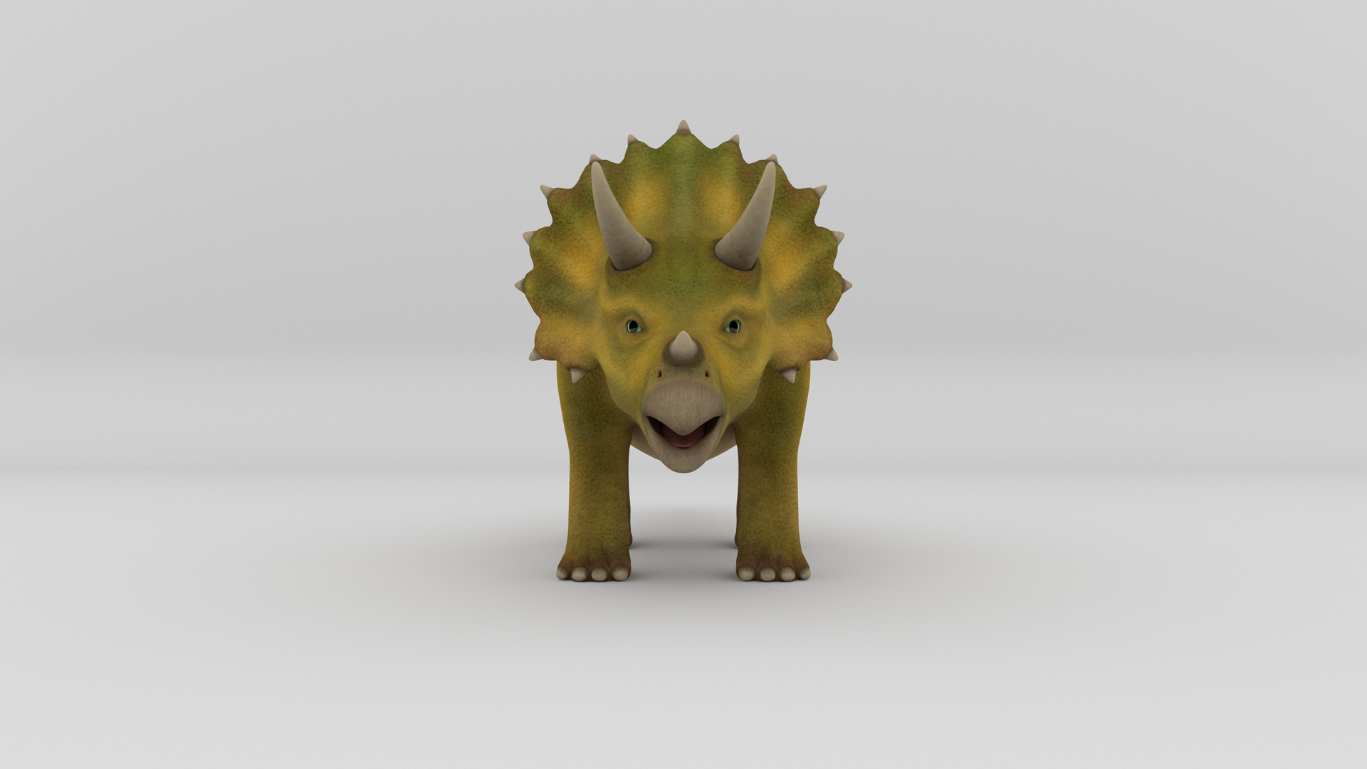 Triceratops ANIMATED 3D Model - TurboSquid 1986834