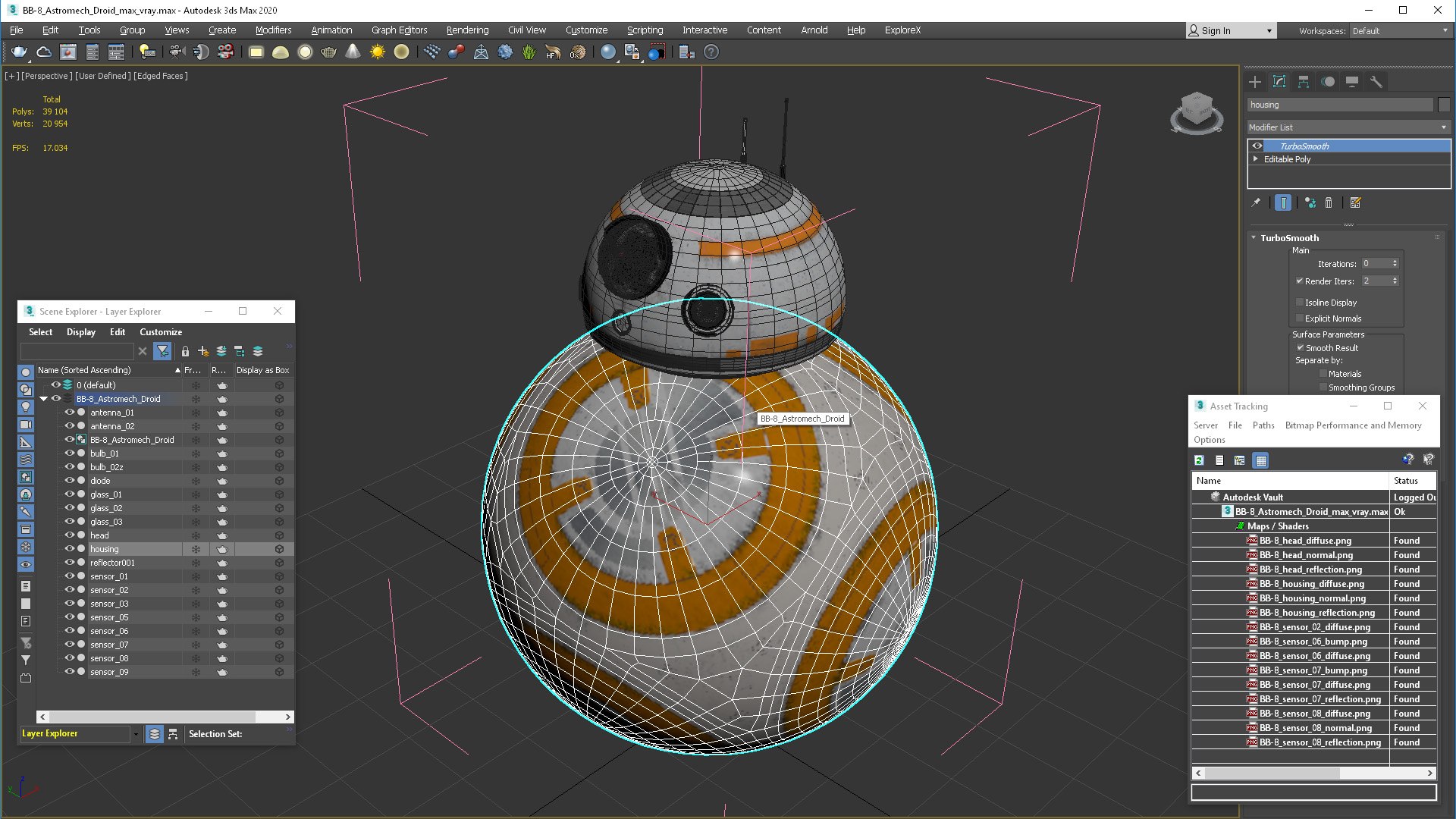 3D BB-8 Astromech Droid - TurboSquid 2320237