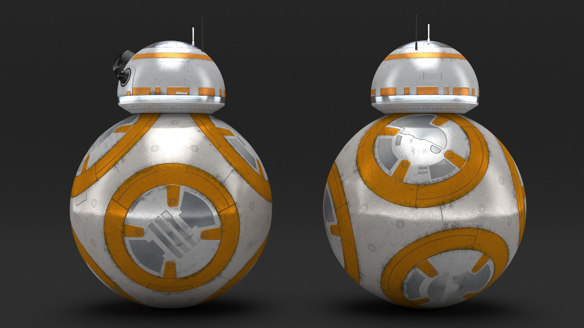 3D BB-8 Astromech Droid - TurboSquid 2320237