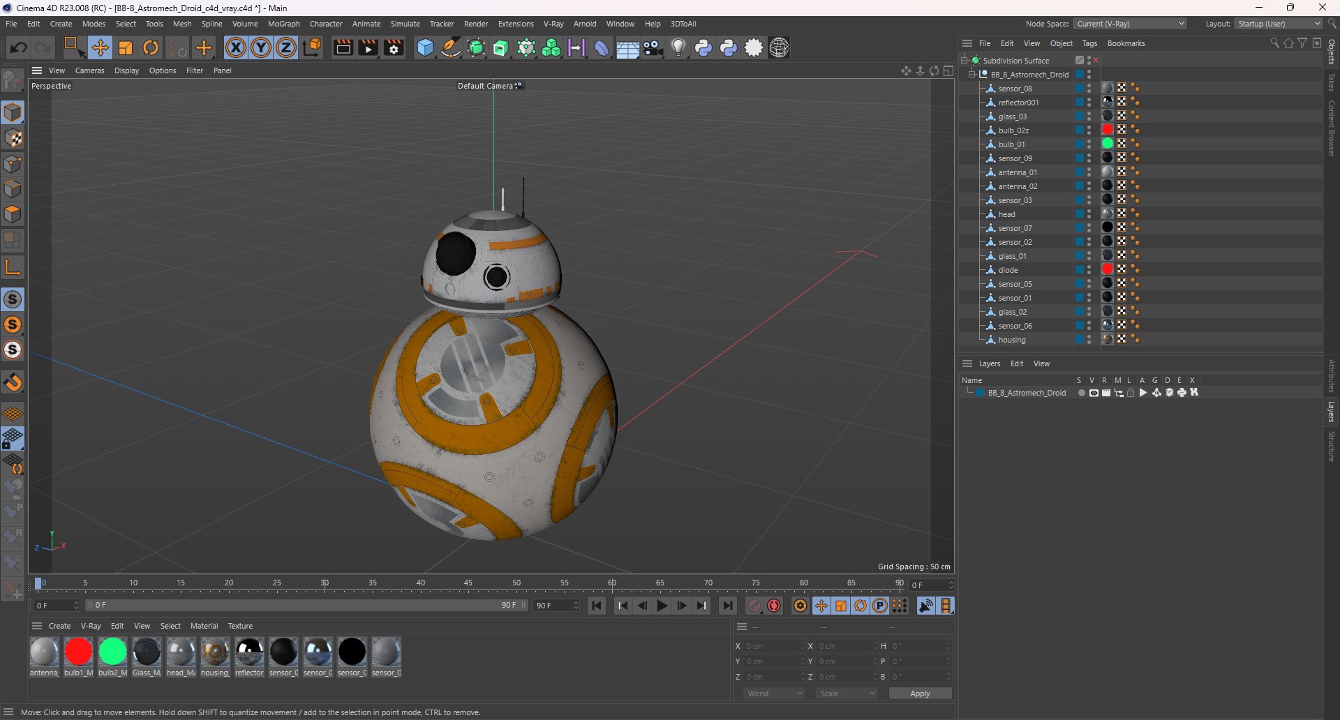 3D BB-8 Astromech Droid - TurboSquid 2320237