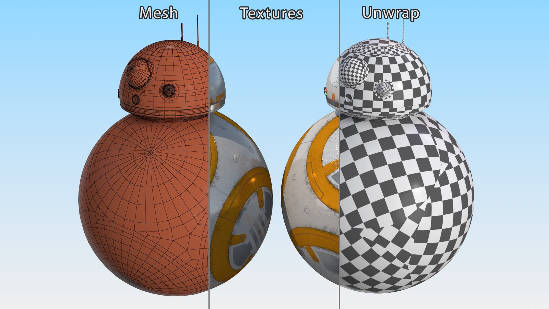 3D BB-8 Astromech Droid - TurboSquid 2320237