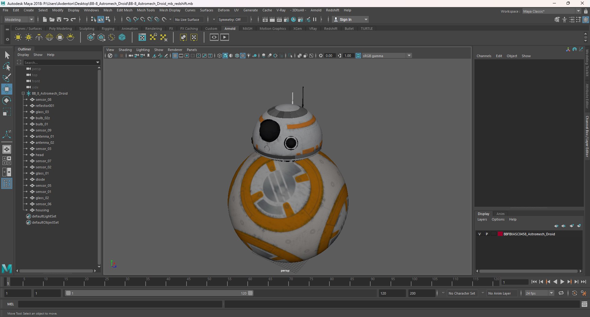 3D BB-8 Astromech Droid - TurboSquid 2320237