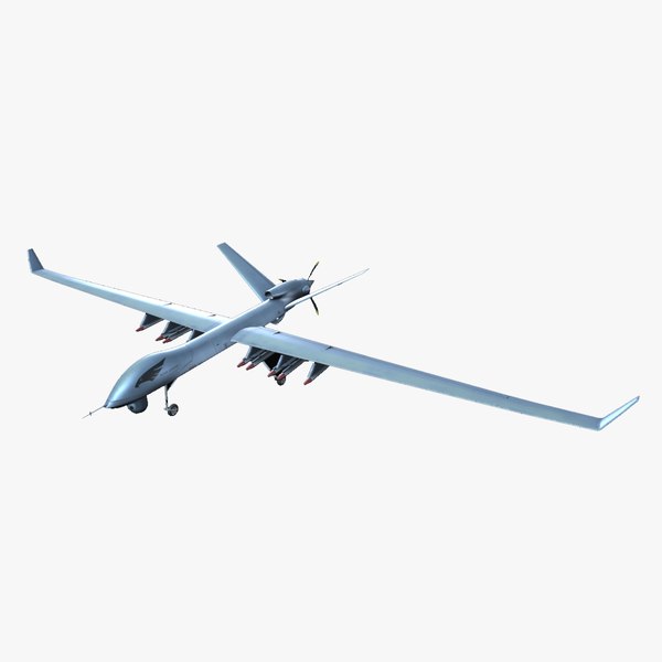 modelo 3d Activo - Ejército - UAV Wing Loong ll - MODELO 3D Low-poly ...