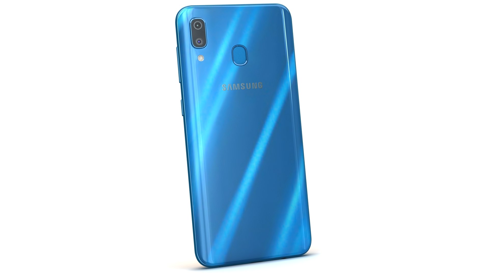 3D Samsung Galaxy A30 Blue Model - TurboSquid 1435129