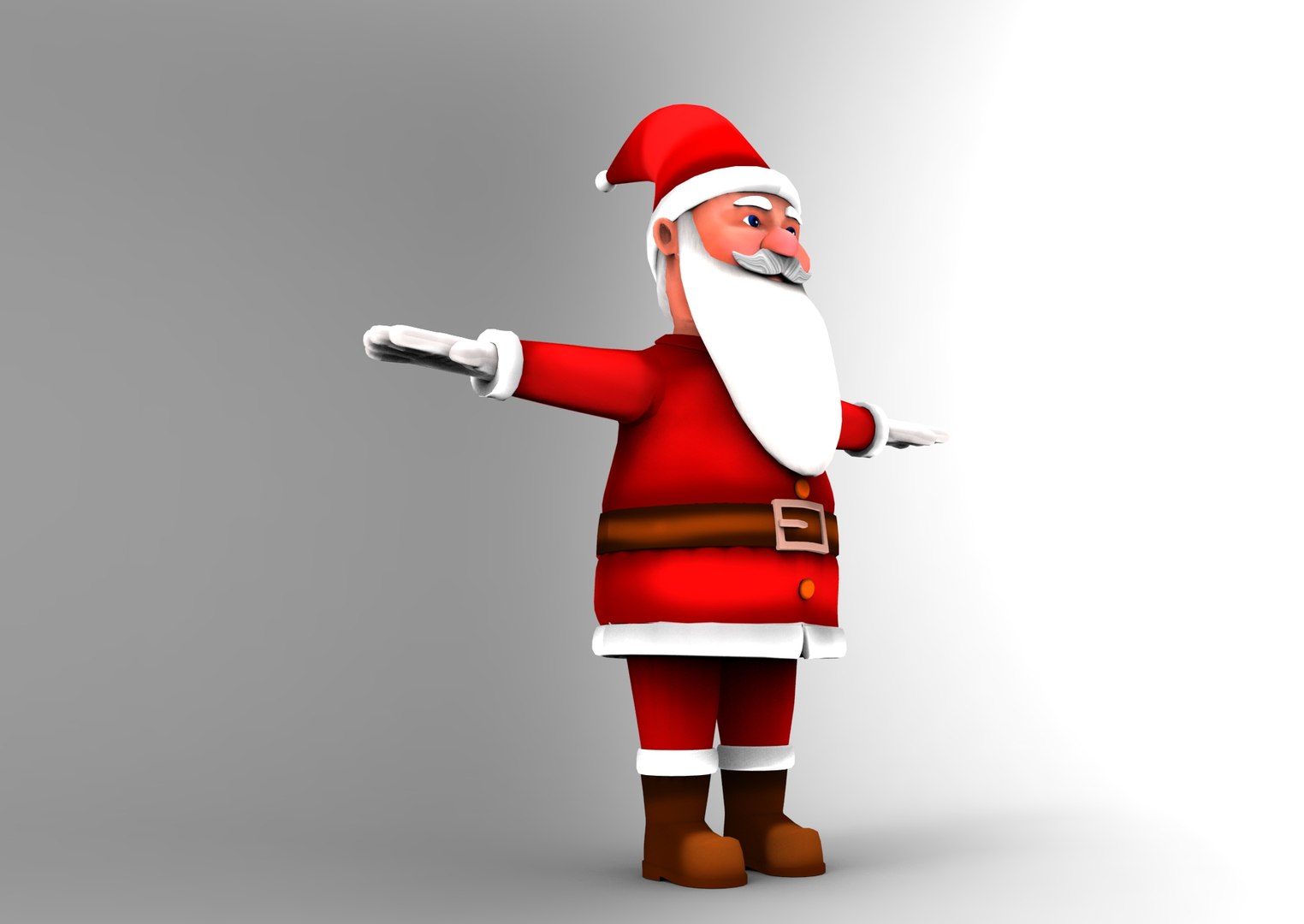 Santa Rigged Animation 3D Model - TurboSquid 1227377