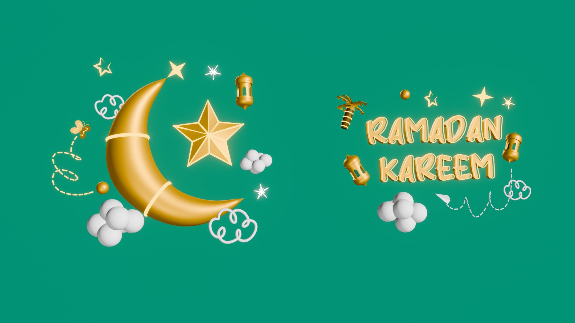3D Ramadan Illustration Pack Vol 1 3D Model - TurboSquid 2207908
