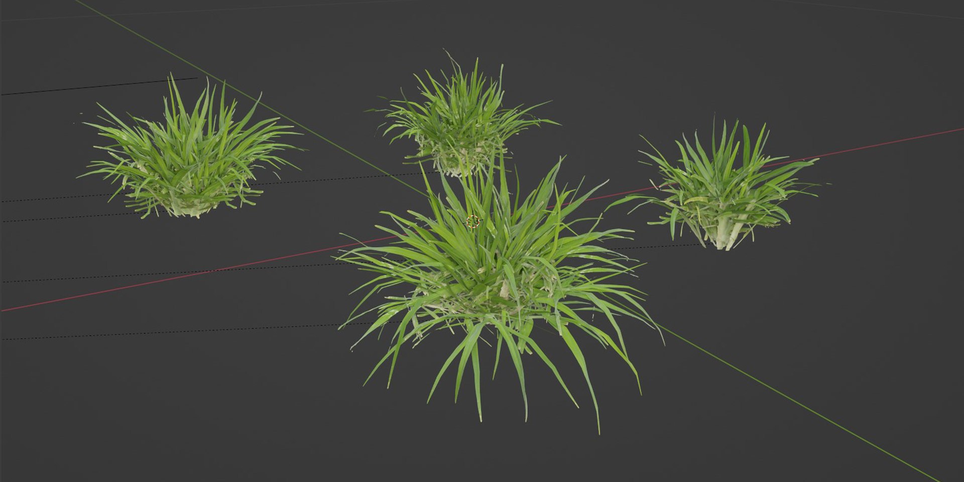 Grass Clumps Vol 152-BlenderCycles 3D Model - TurboSquid 2150588