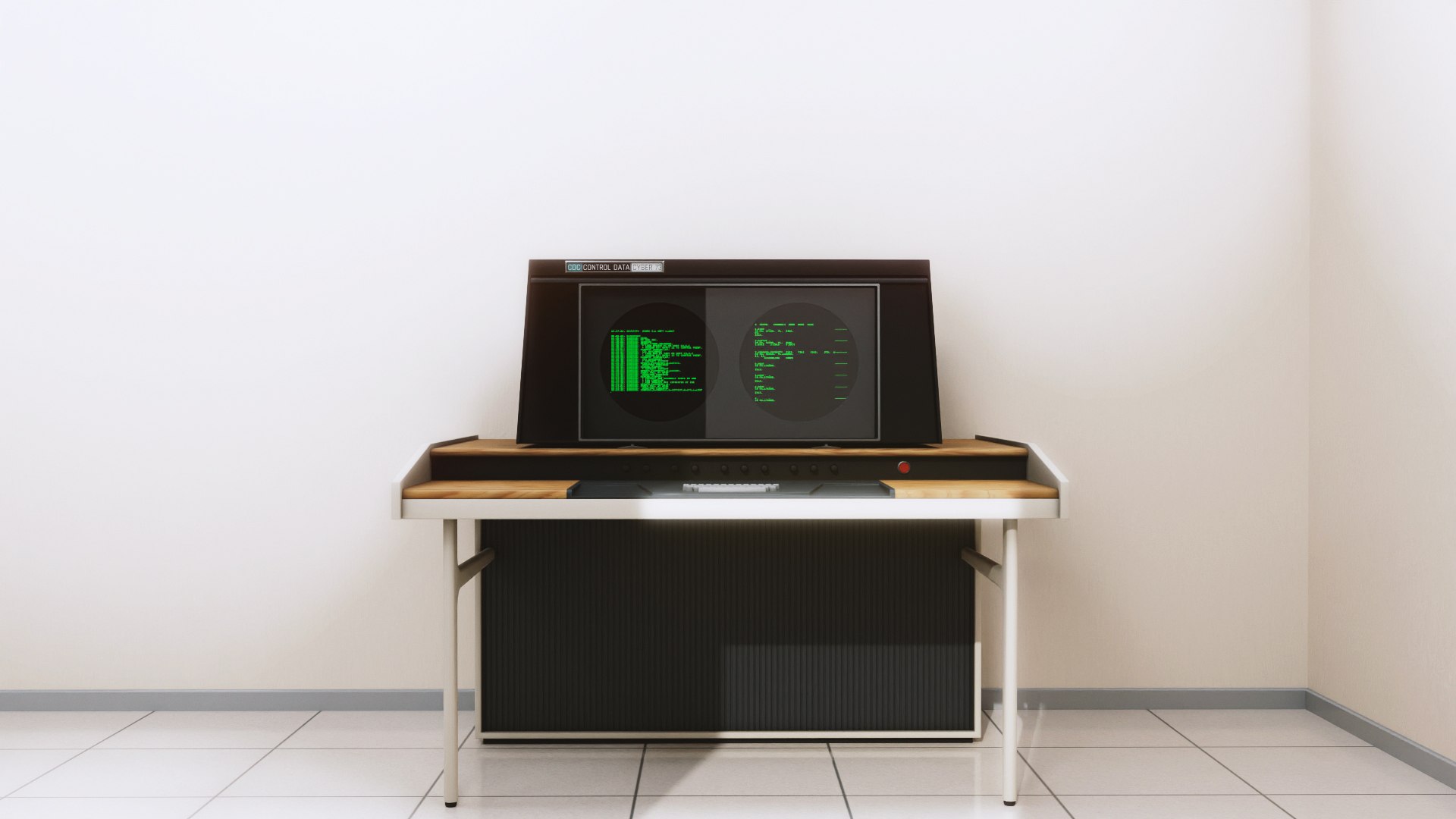 3D Retro Computer Terminal - TurboSquid 1914093