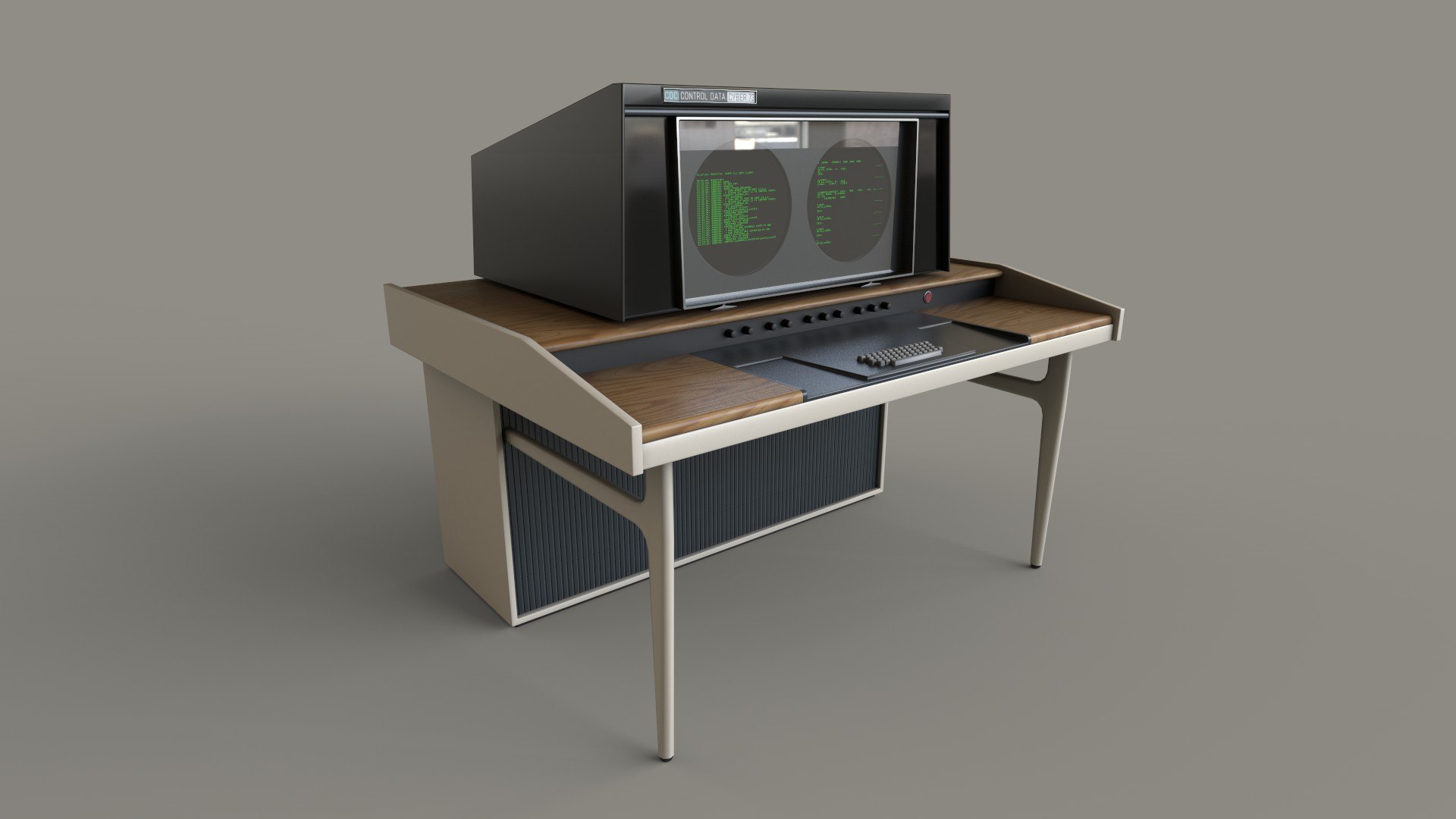 3D Retro Computer Terminal - TurboSquid 1914093