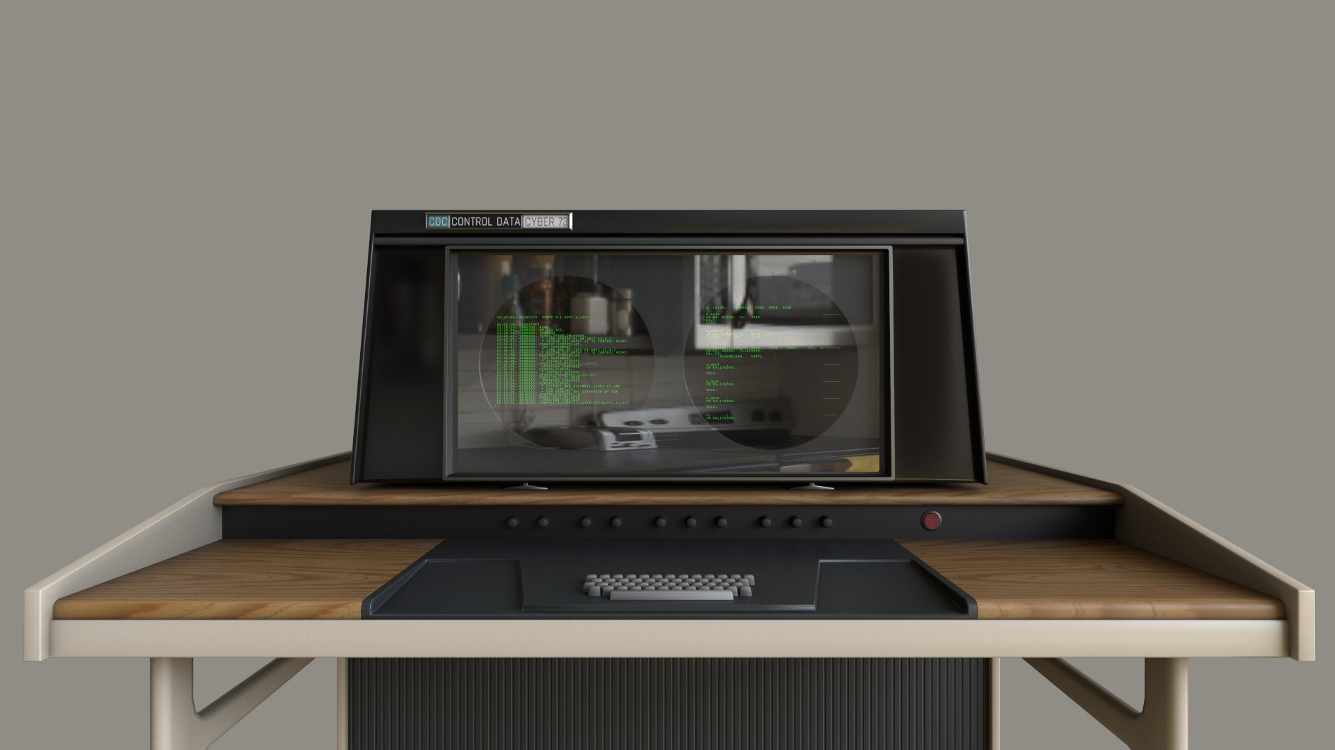 3D Retro Computer Terminal - TurboSquid 1914093