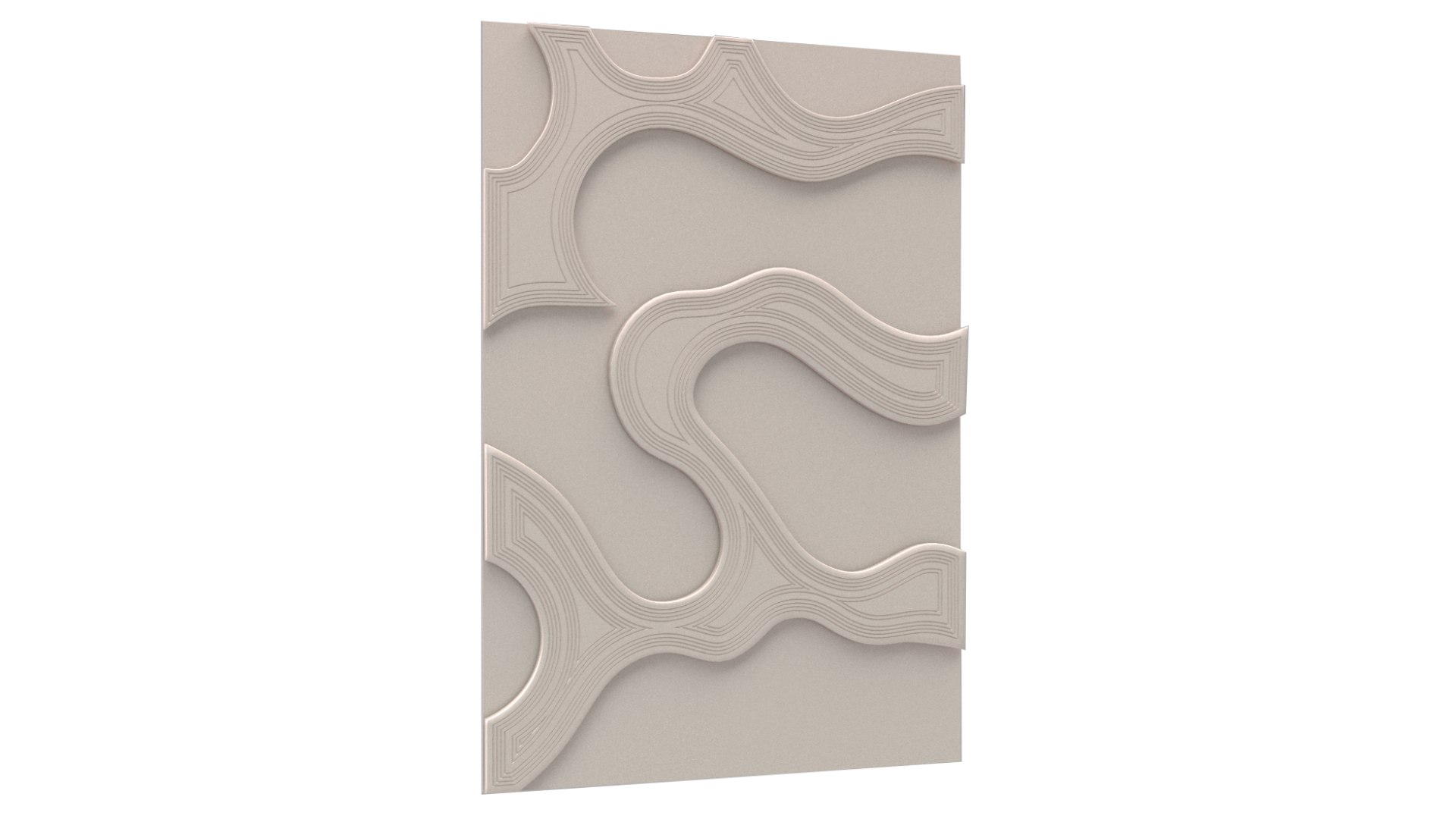 Organic Wall Decor 3D Model - TurboSquid 2397484