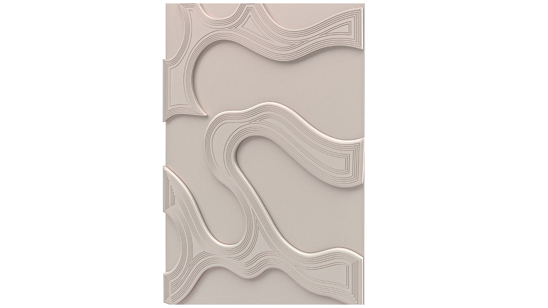 Organic Wall Decor 3D Model - TurboSquid 2397484