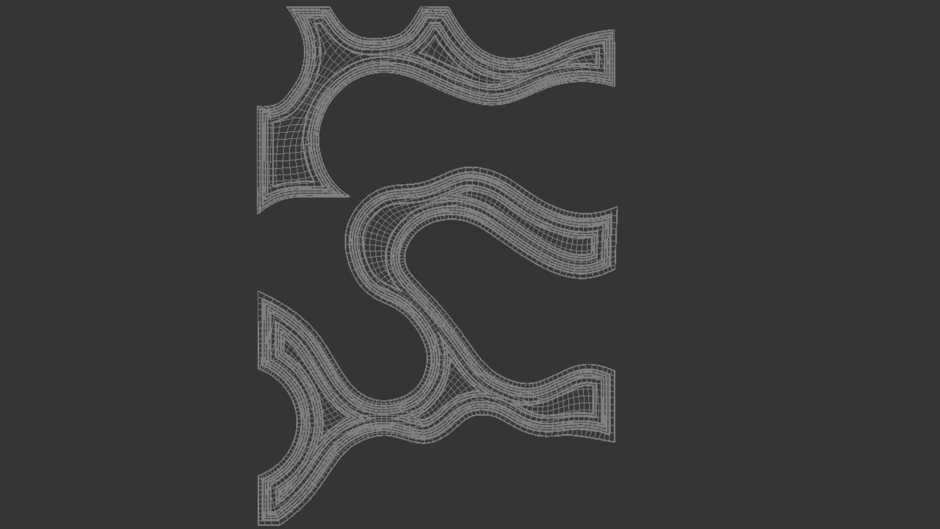 Organic Wall Decor 3D Model - TurboSquid 2397484