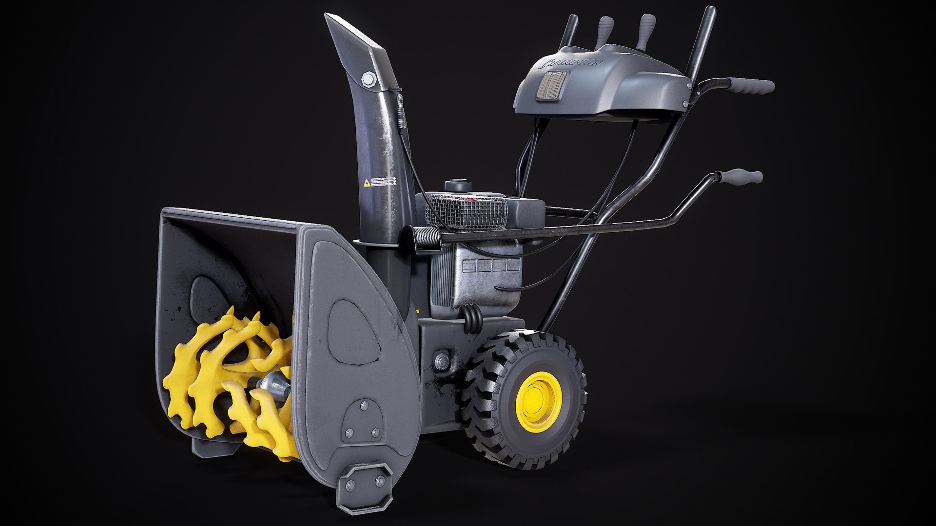 Snow blower champion 3D model - TurboSquid 1711362