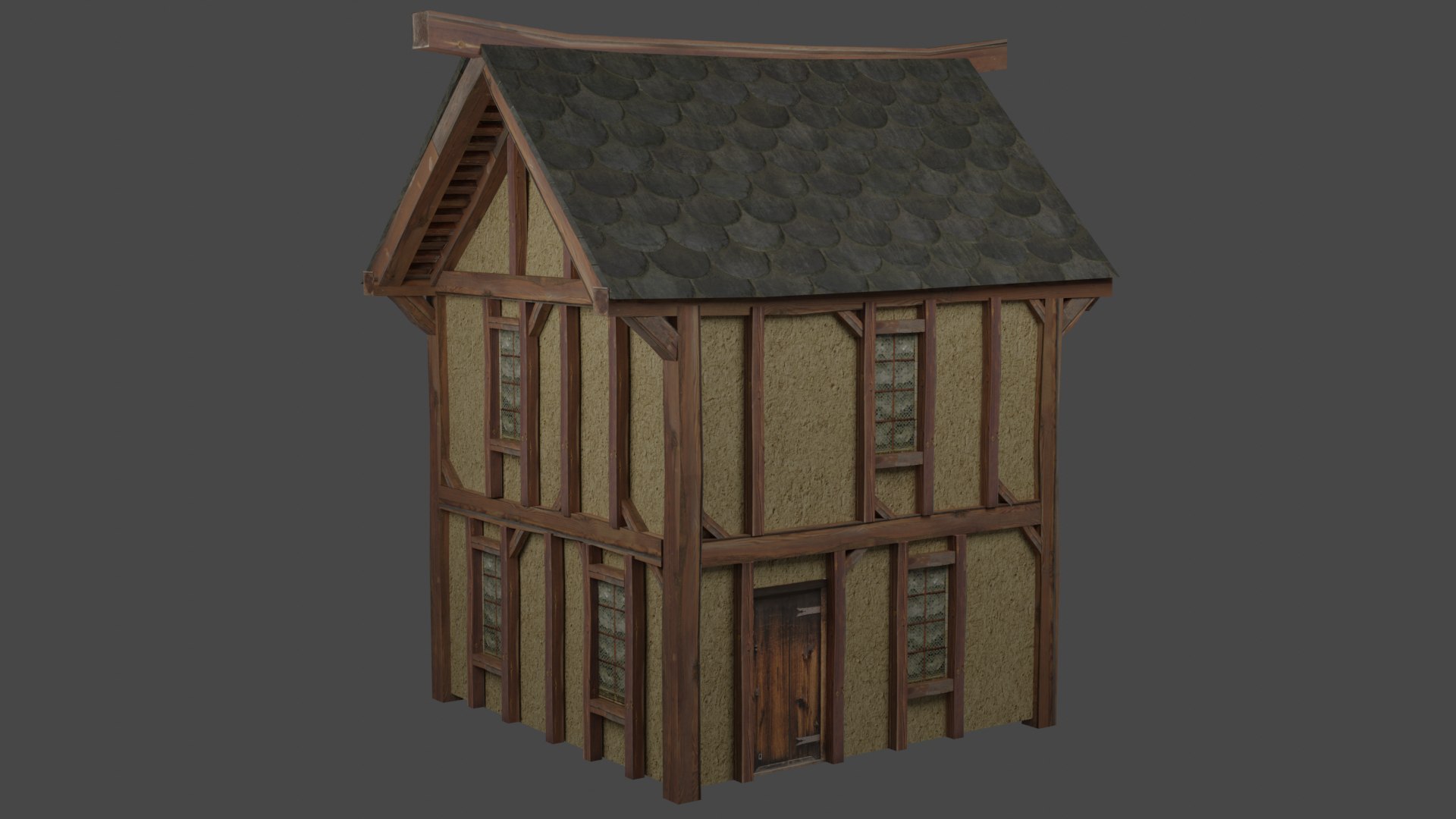 Medieval house 3D model - TurboSquid 1569797