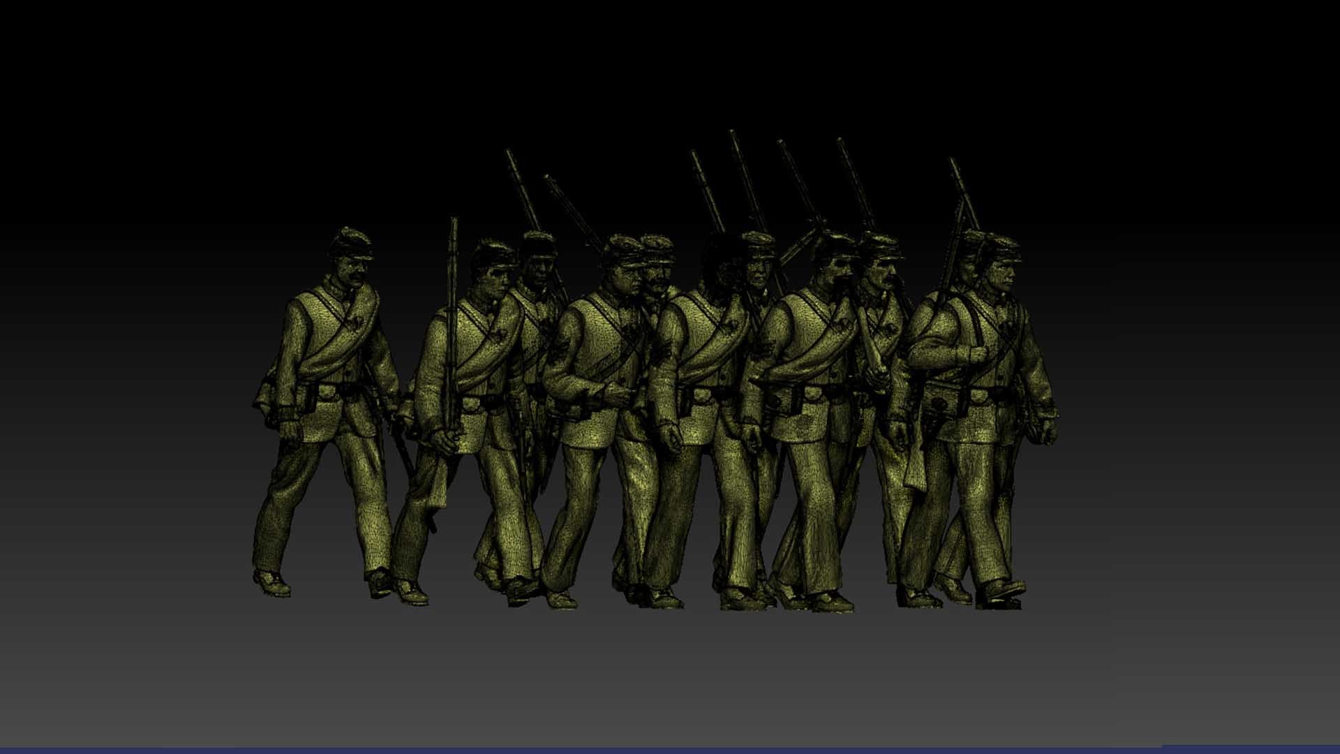 3D Soldiers Union Us Civil War - TurboSquid 2121576