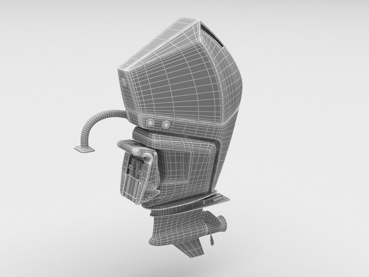 3D Outboard Motor 450HP Model - TurboSquid 2306099