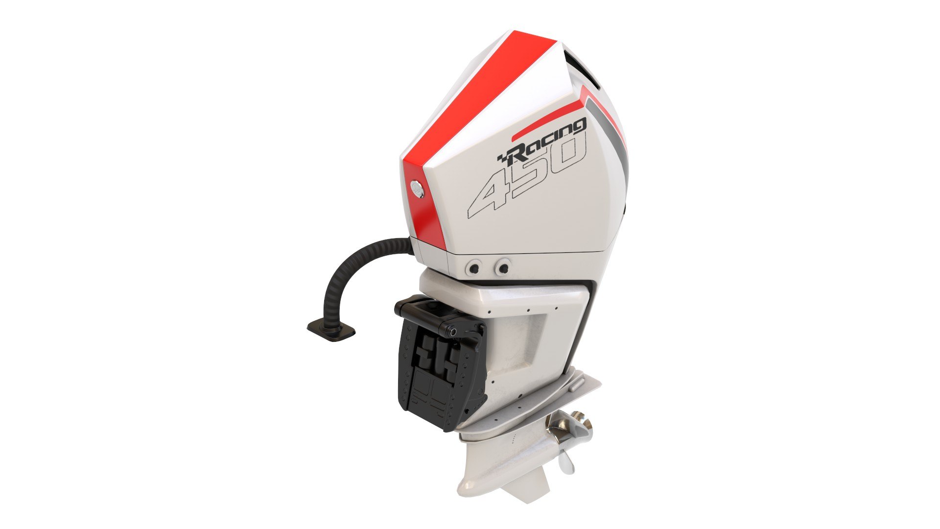 3D Outboard Motor 450HP Model - TurboSquid 2306099