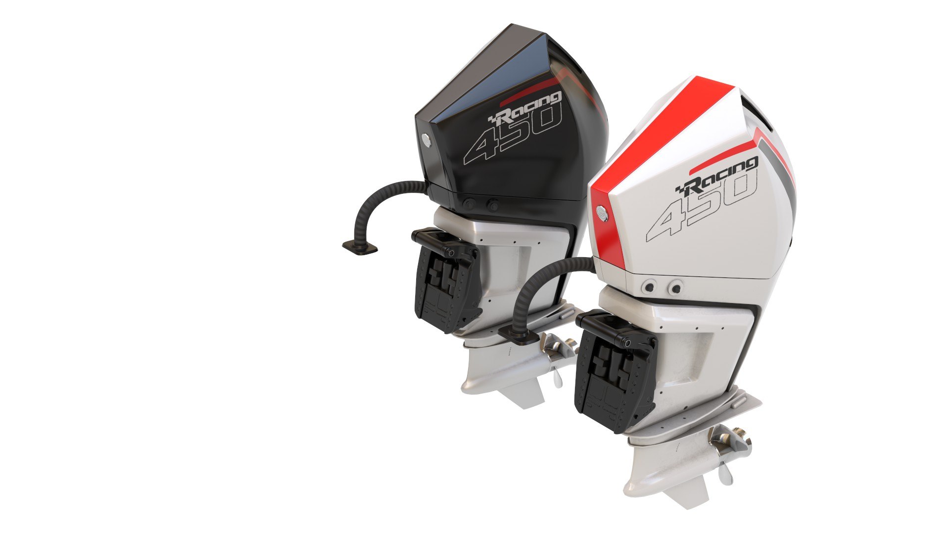 3D Outboard Motor 450HP Model - TurboSquid 2306099