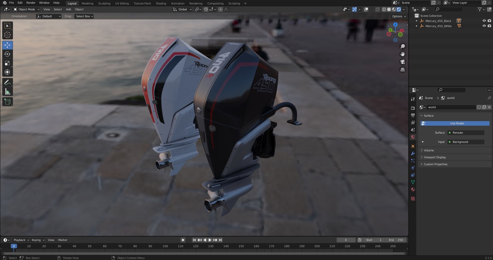 3D Outboard Motor 450HP Model - TurboSquid 2306099