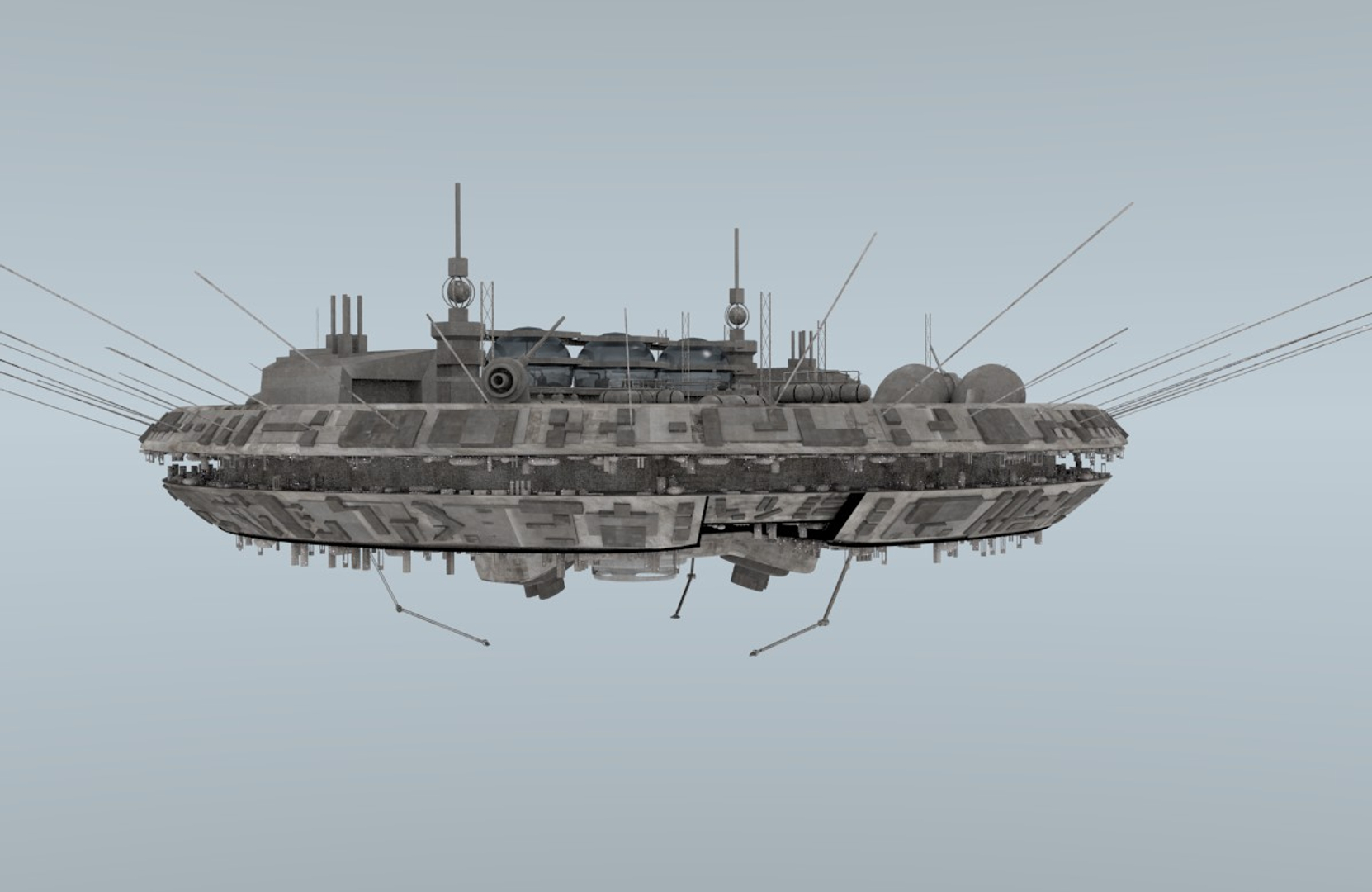3d mothership huge