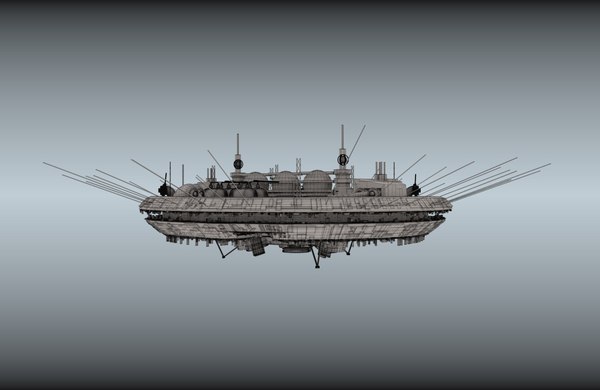 3d mothership huge