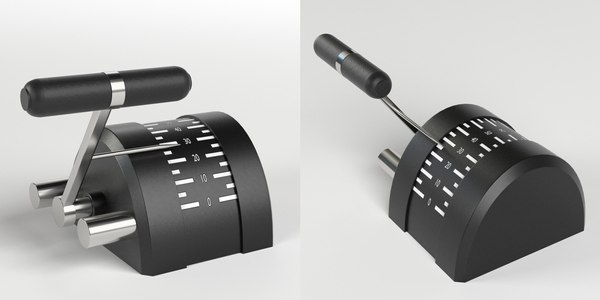 Free 3D engine control lever model - TurboSquid 1345906