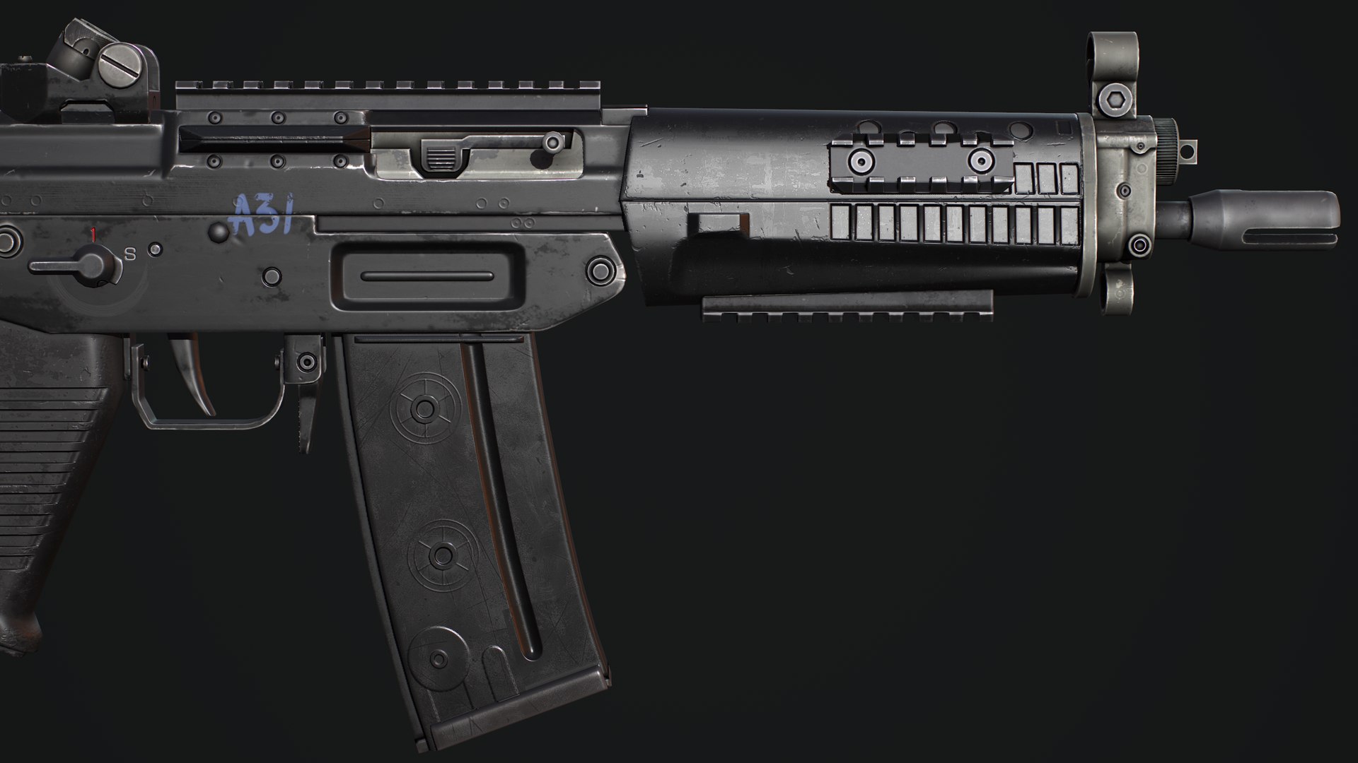 Sig Sg-552 Commando - PBR Game Ready 3D - TurboSquid 1965348