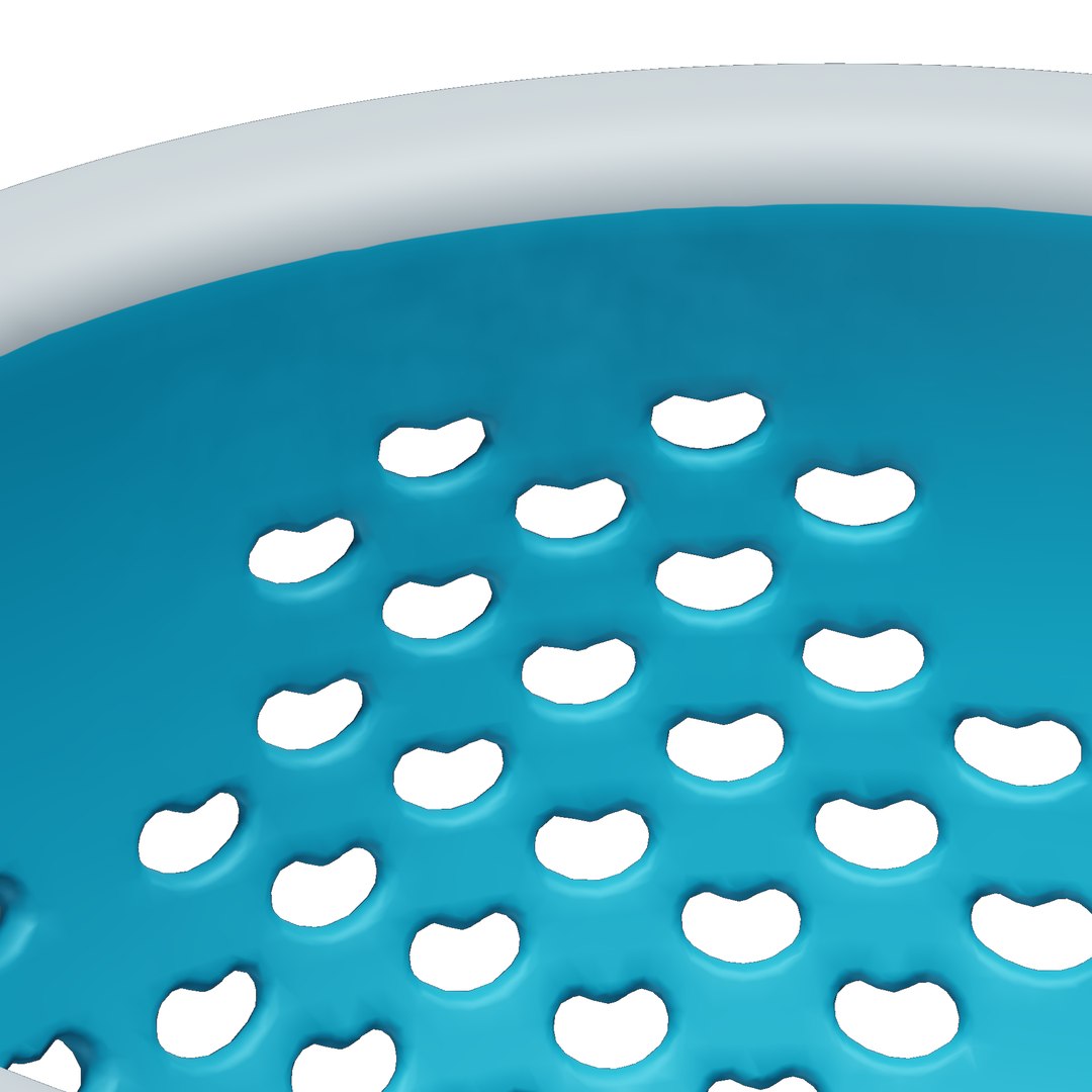 Plastic Vegetable Colander 3D Model - TurboSquid 2129532