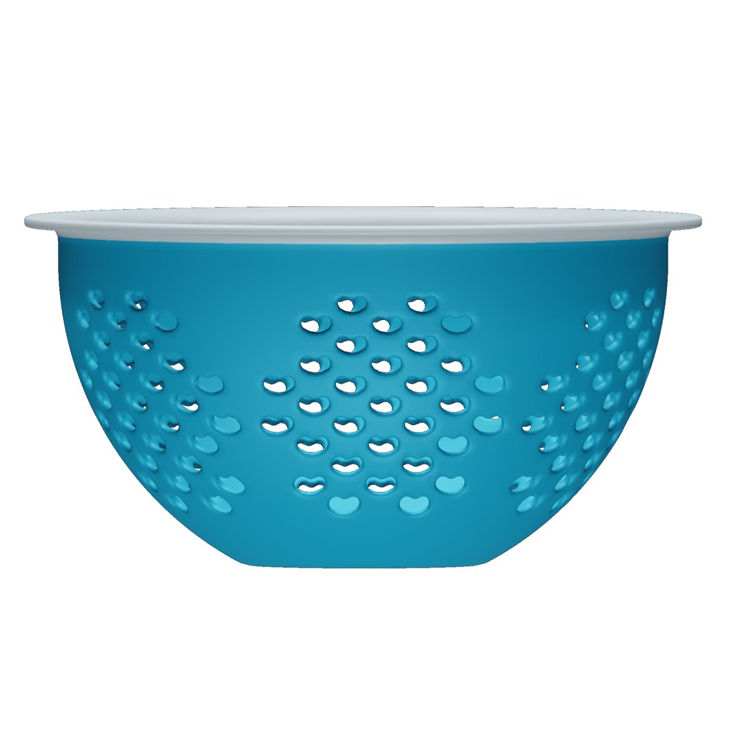Plastic Vegetable Colander 3D Model - TurboSquid 2129532