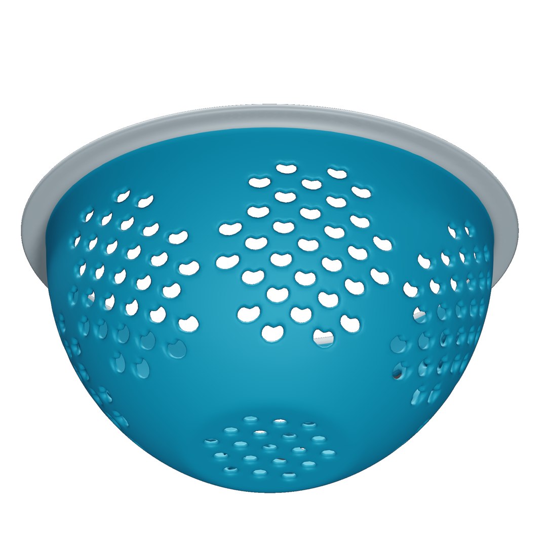 Plastic Vegetable Colander 3D Model - TurboSquid 2129532