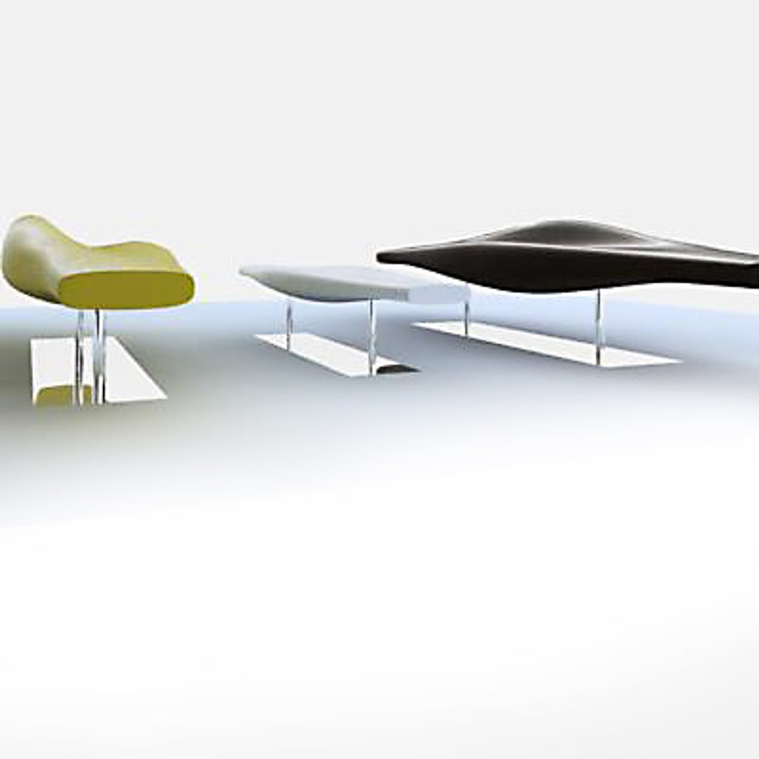 3d Bench Sofa Model