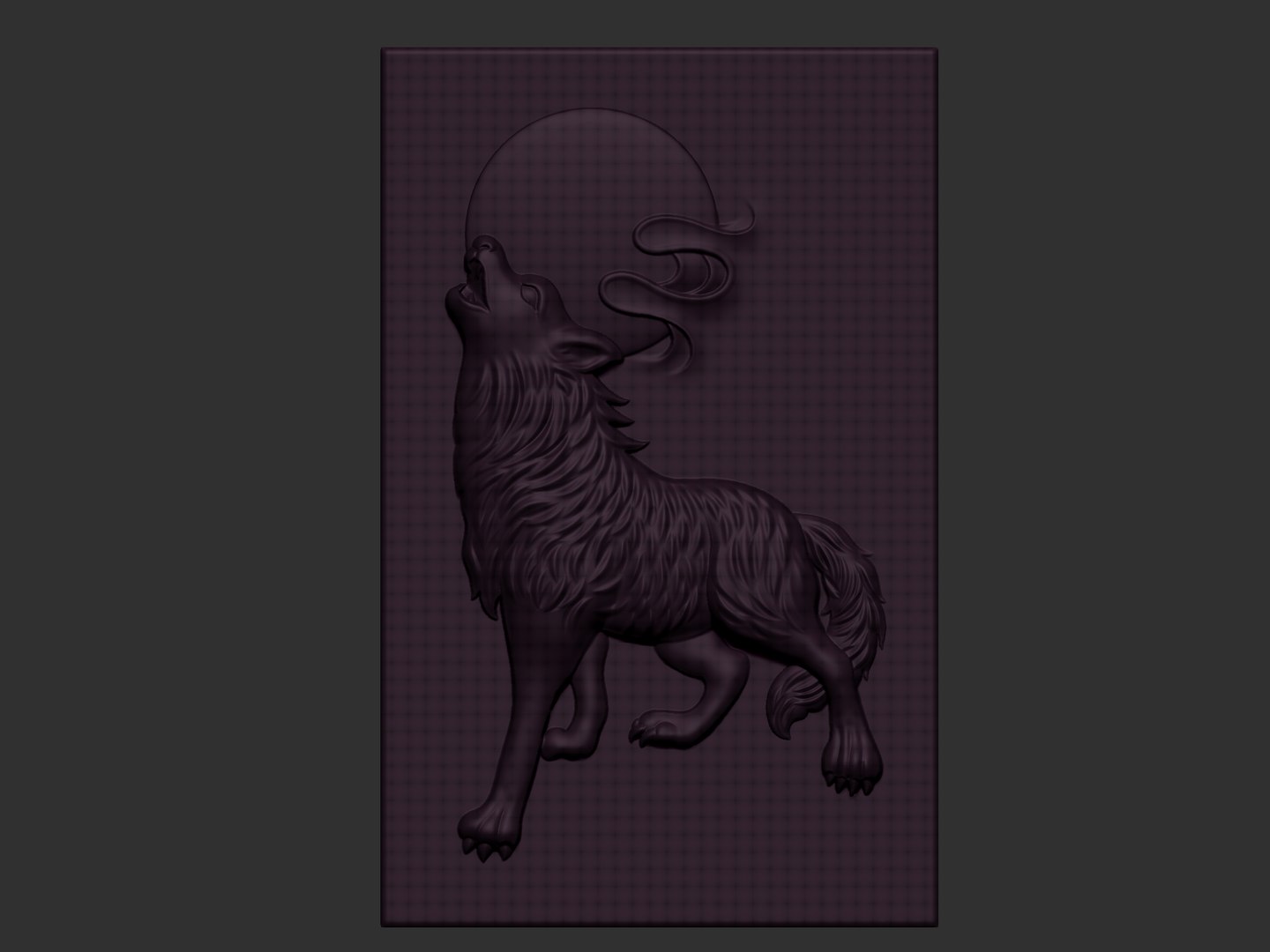 3D Model Wolf Howling - TurboSquid 2179225