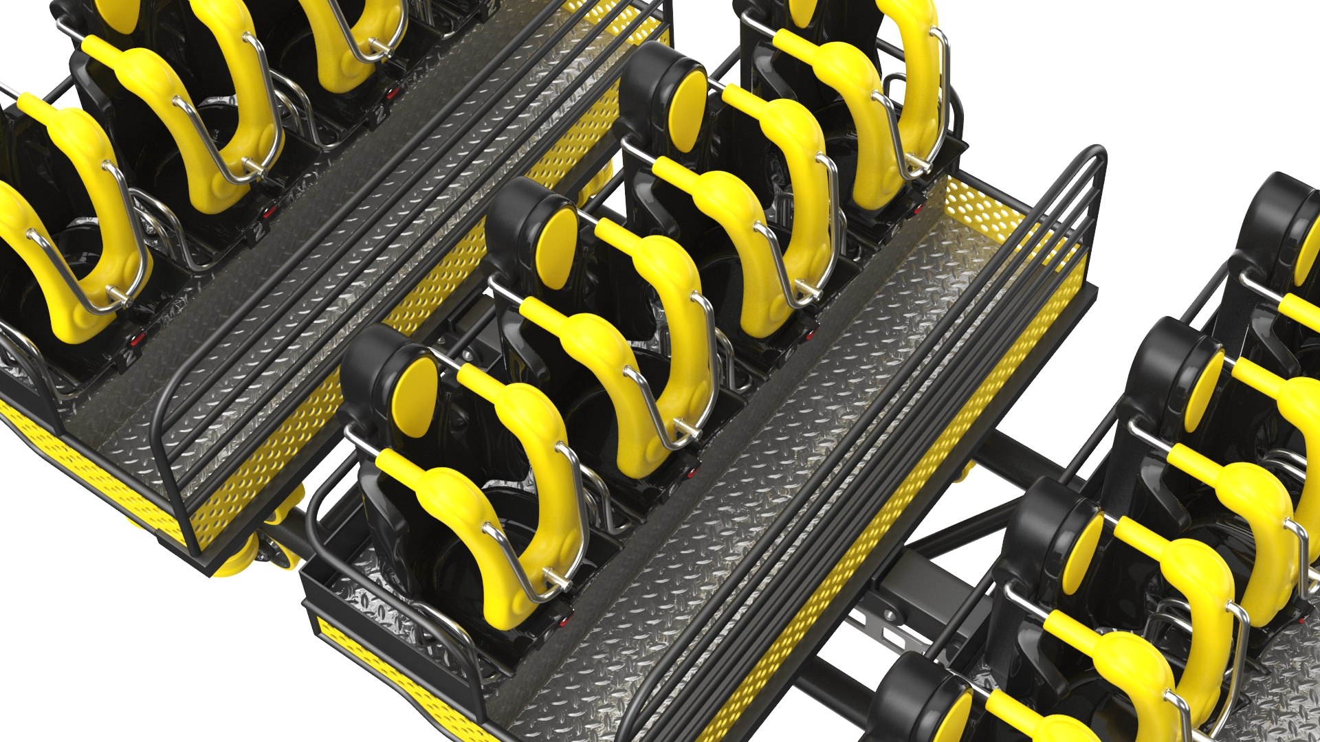 Roller Coaster Wagon Car 3D Model - TurboSquid 1912777