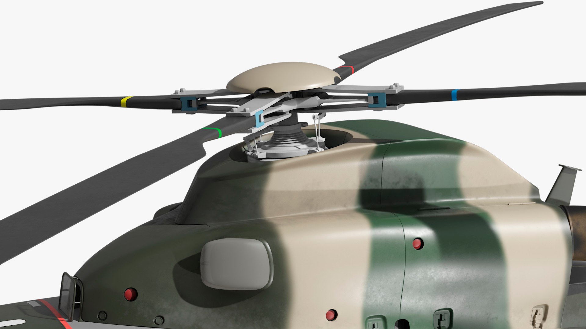 3D Military Harbin Z-9WZ Helicopter On Naval Ship Deck - TurboSquid 2362374