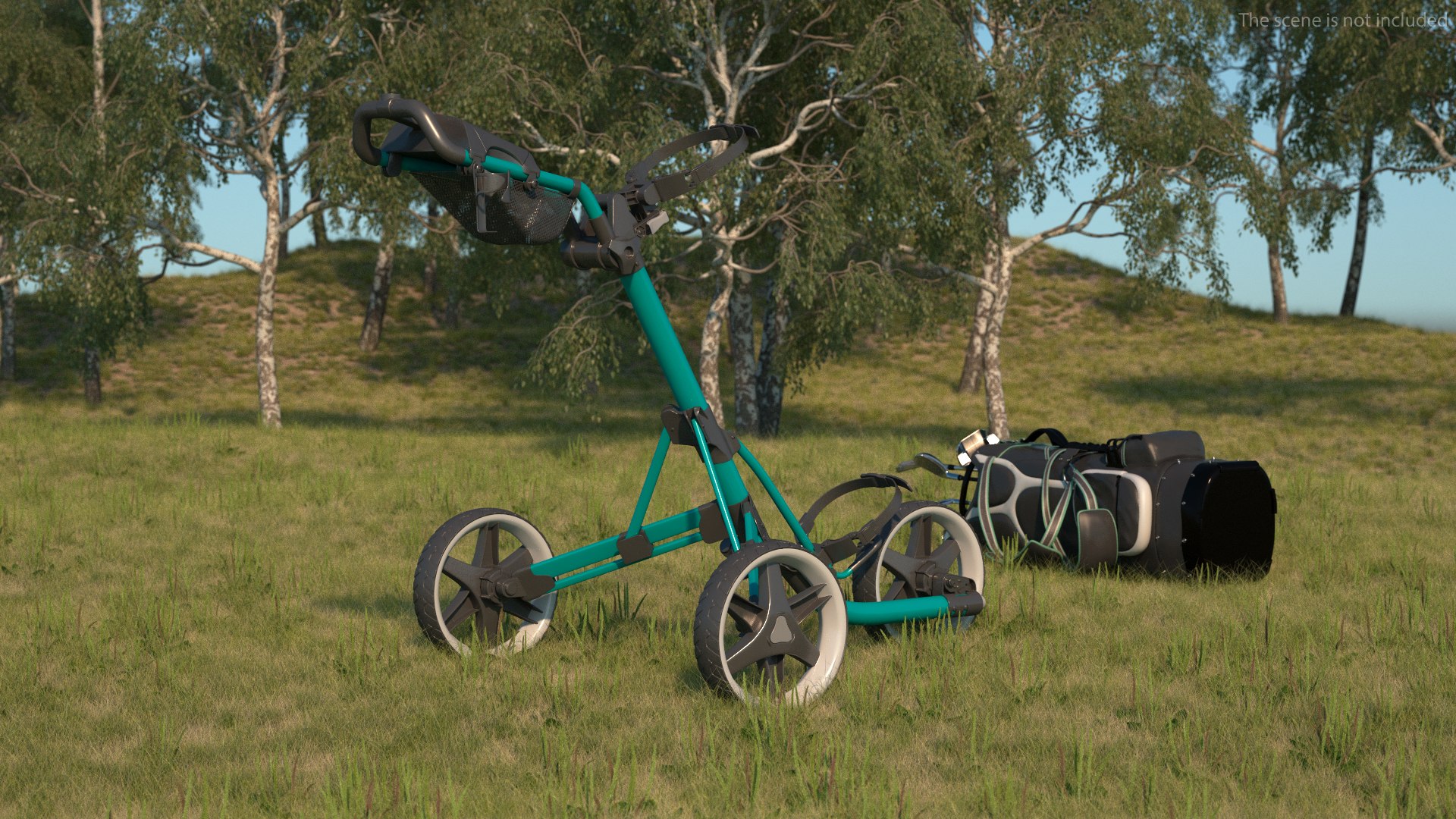 Golf Push Cart 3D model - TurboSquid 1782105