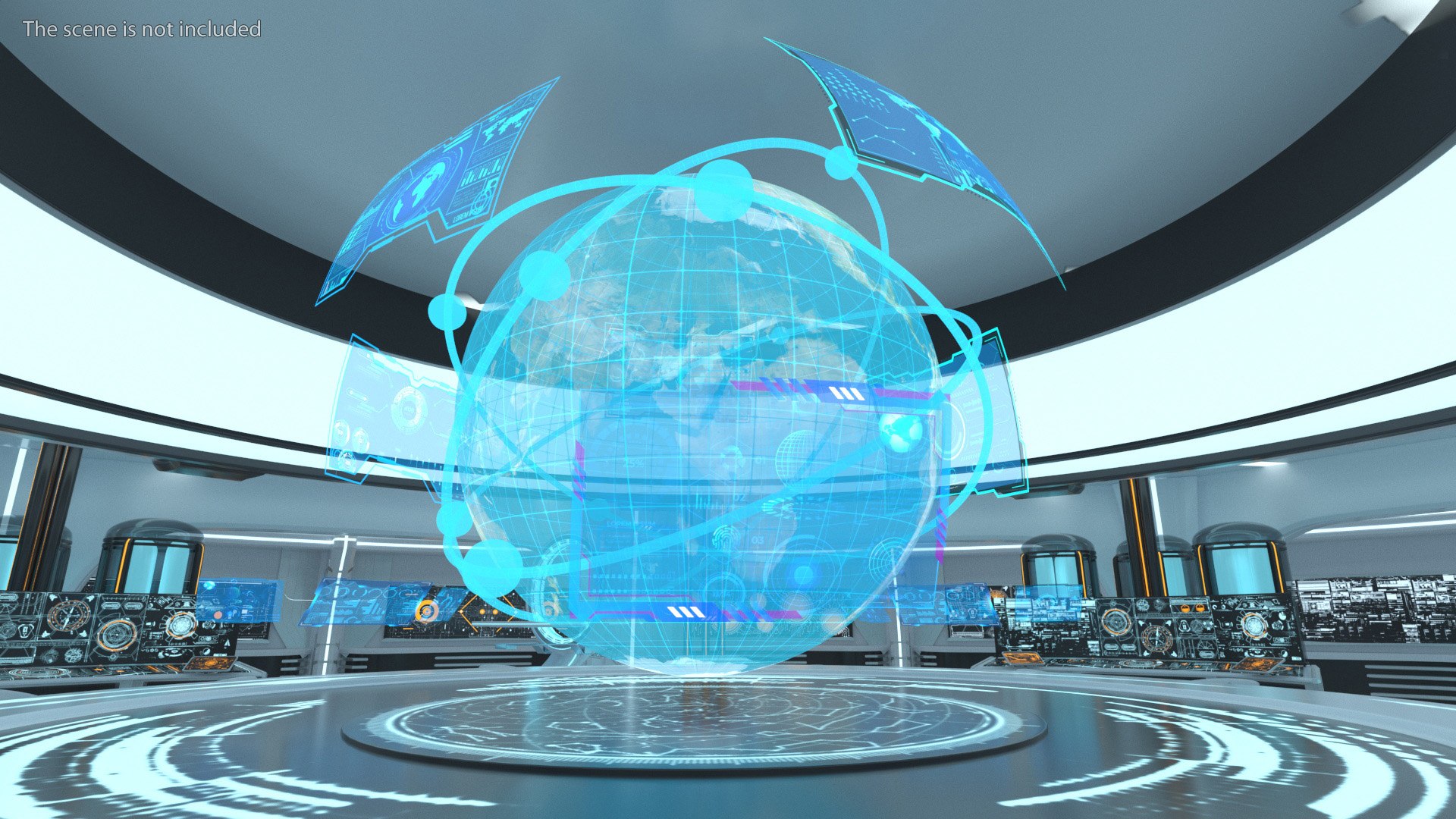 3D Model Futuristic Holographic Projector Display - TurboSquid 2316274