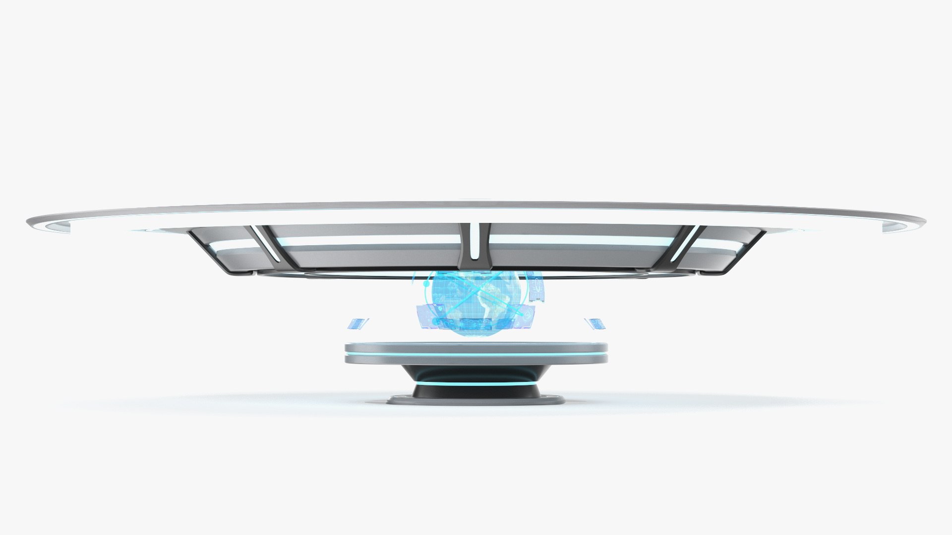 3D Model Futuristic Holographic Projector Display - TurboSquid 2316274