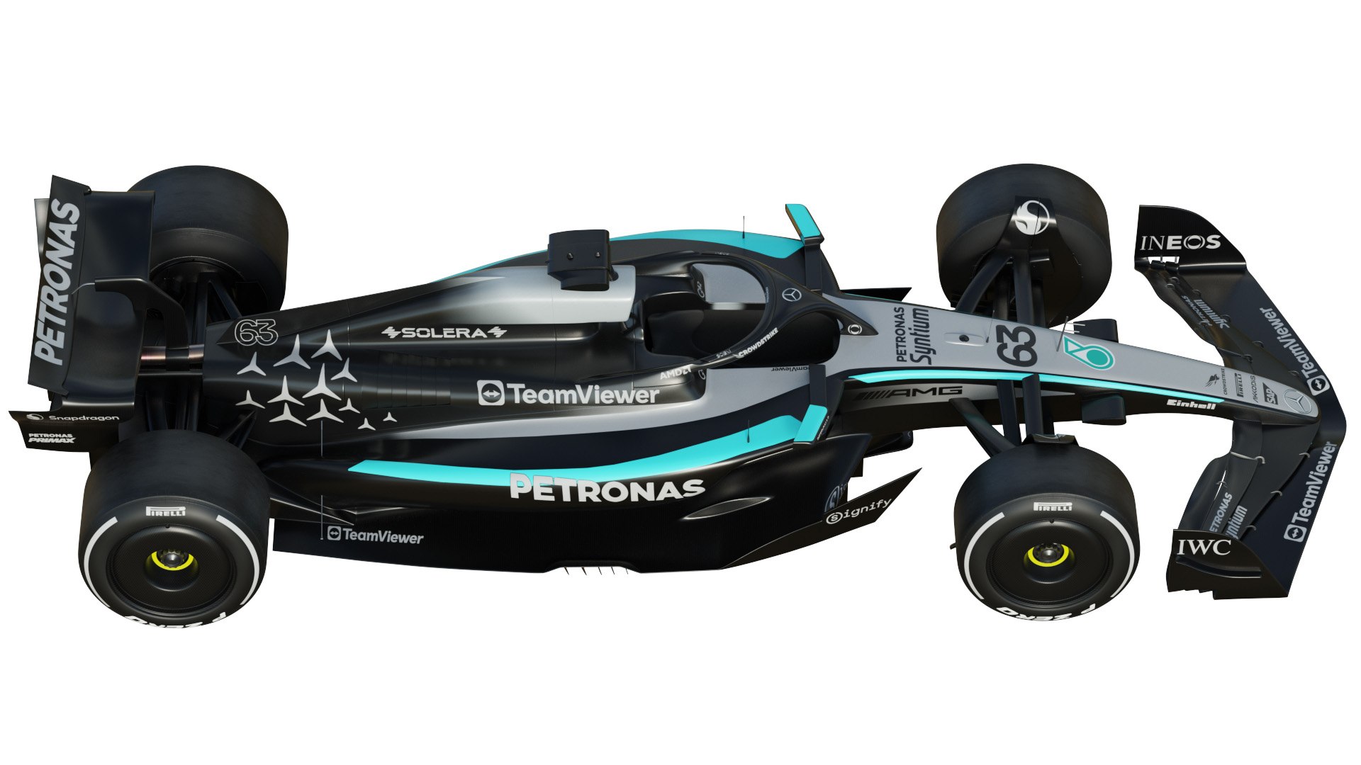 3D Model F1 Mercedes W16 2025 - TurboSquid 2370167