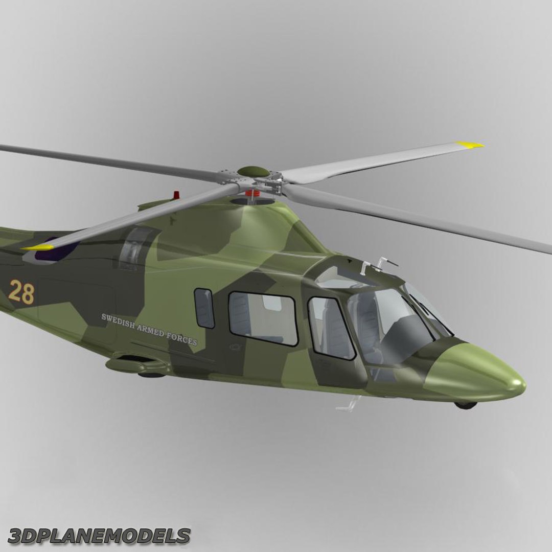 3d Model Agusta A-109e Power Sweden