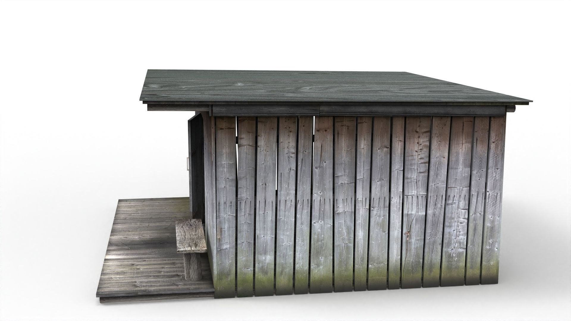 3D model Old wooden barn - TurboSquid 1816107