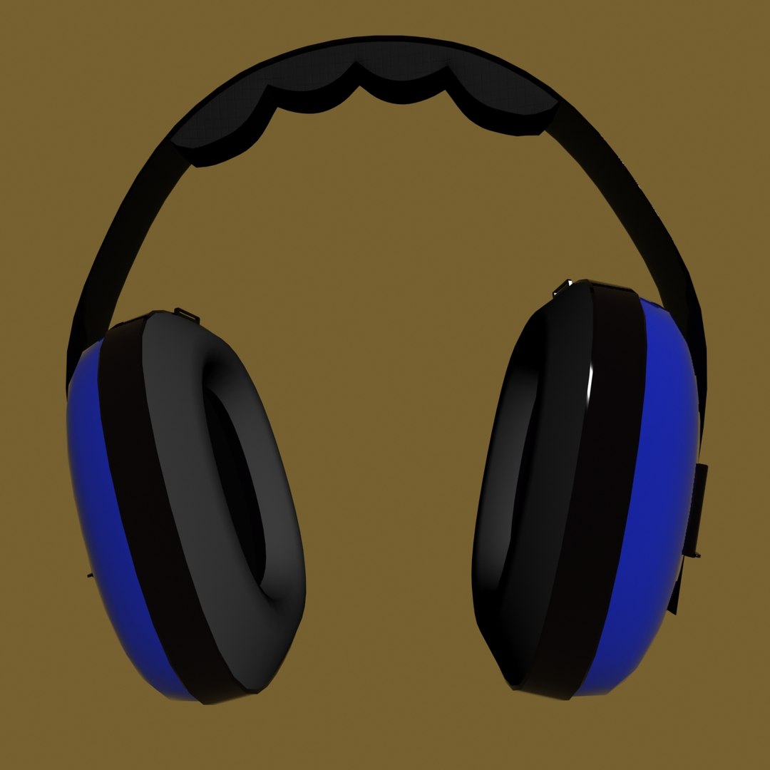 Ear Defenders 3d Max