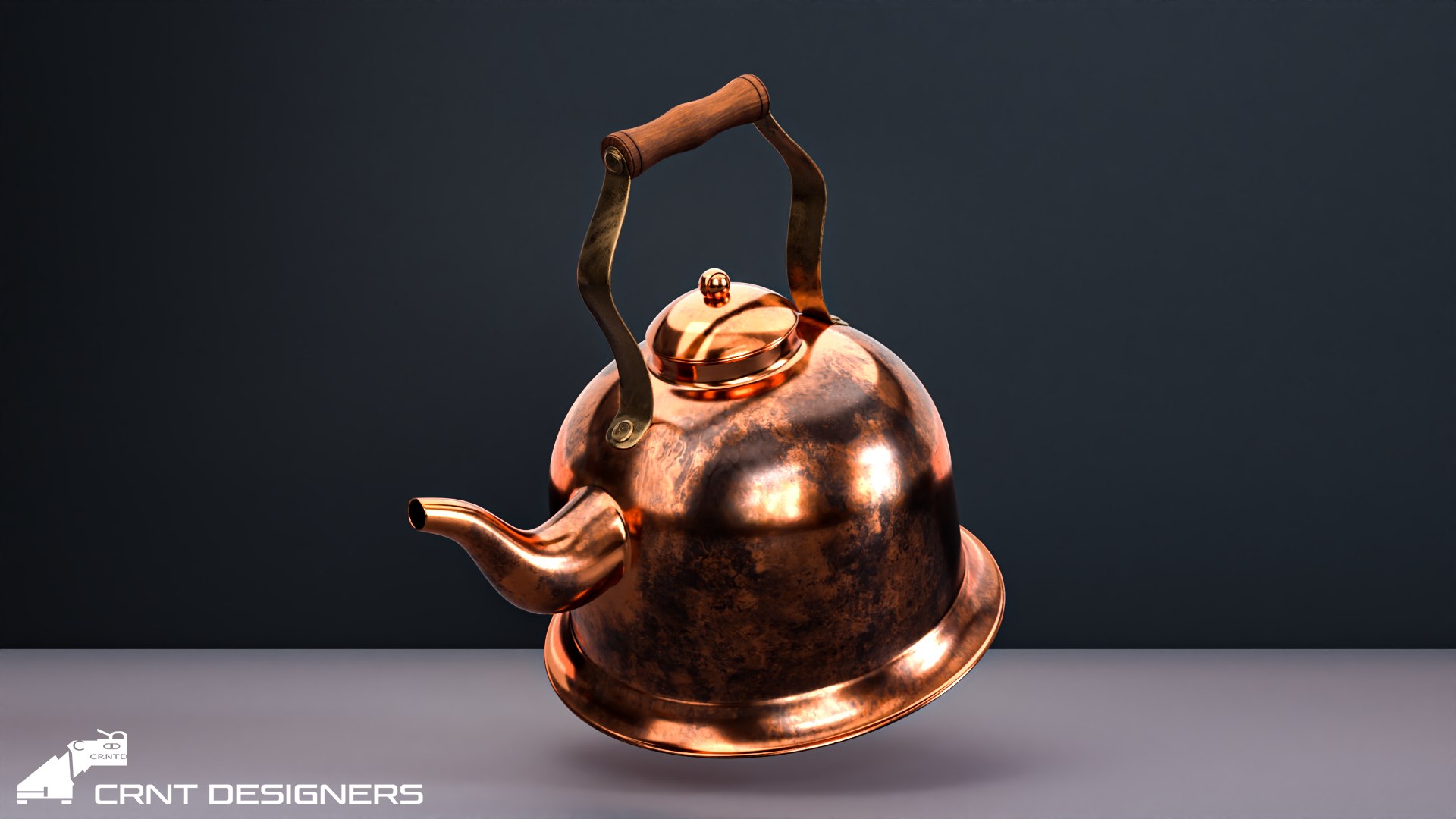 3D Model Traditional Tea Kettle - TurboSquid 2288466